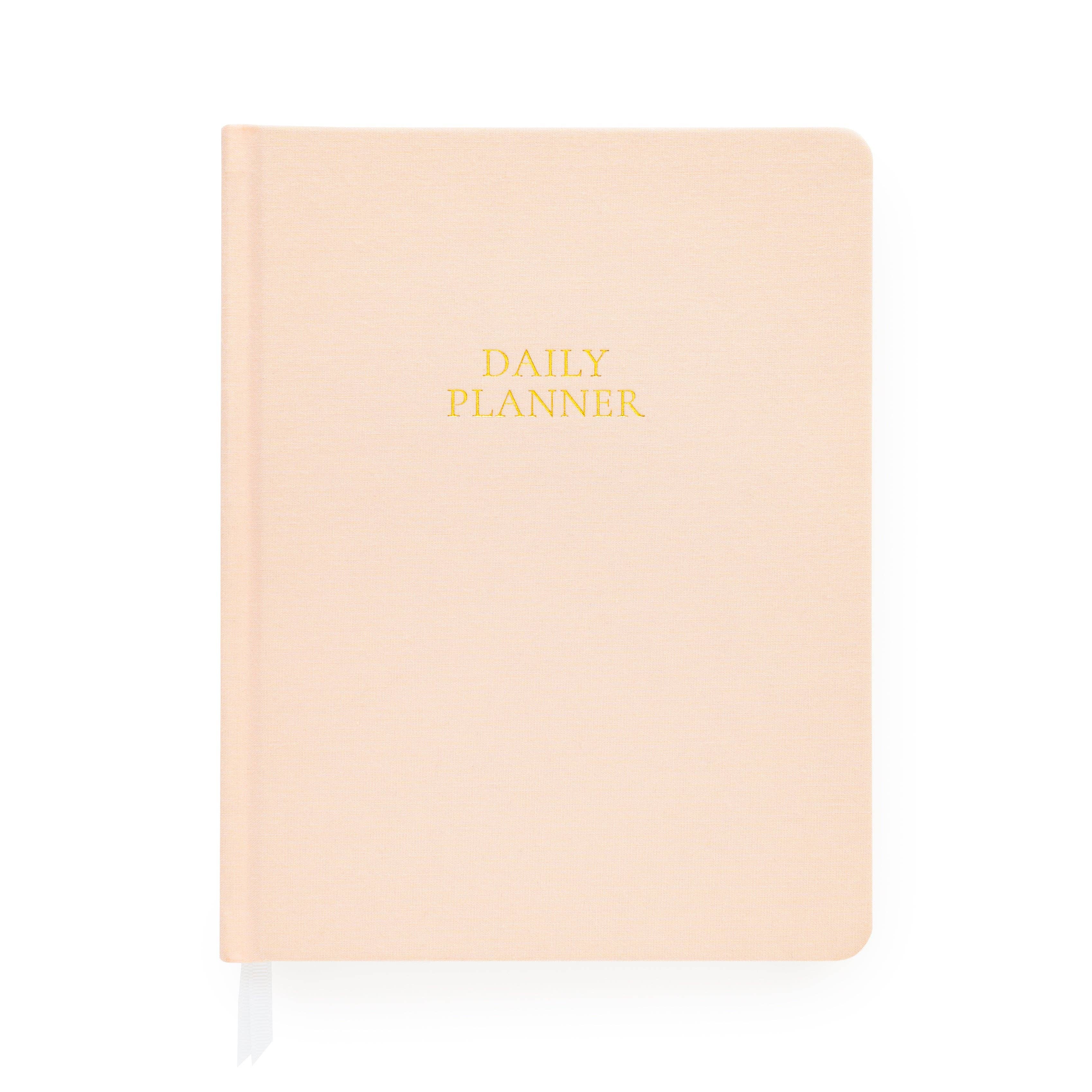 Undated Daily Planner, Pale Pink – Honey